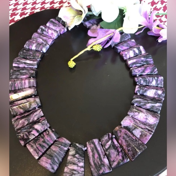 Estate | Jewelry | Purple Imperial Jasper Necklace 2 | Poshmark